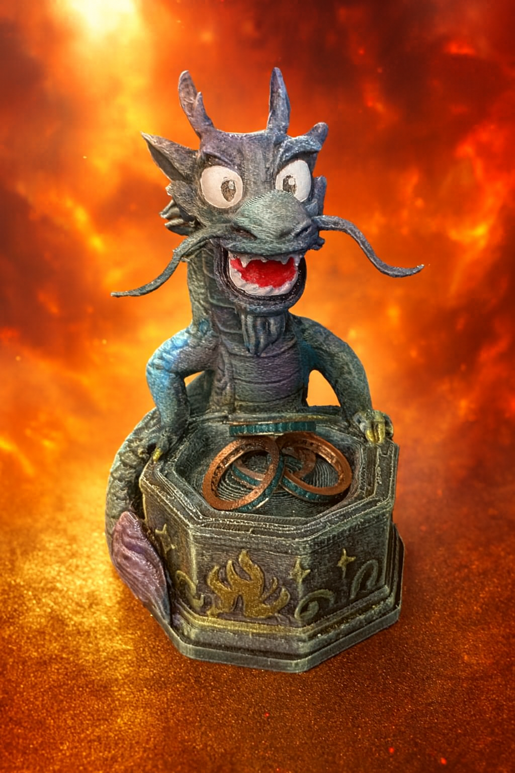 Dragon porta joyas - artfusion3d